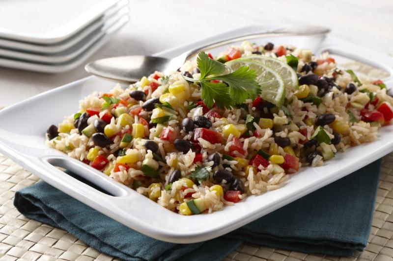 Fiesta Rice Recipe with Beans, Corn and Peppers | Mazola®