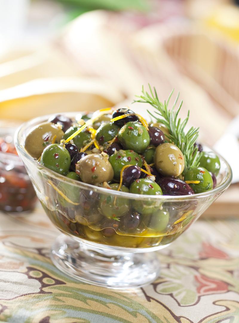 Warm Olives Recipe with Citrus, Fennel, Rosemary | Mazola®